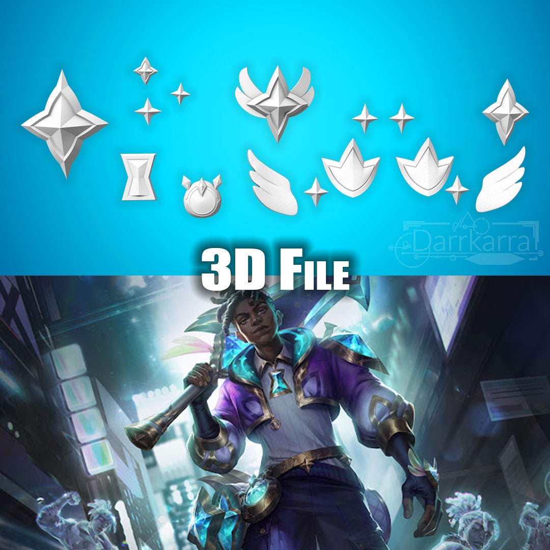 Accessories Star Guardian Ekko Prestige League of Legends STL Files - Etsy
