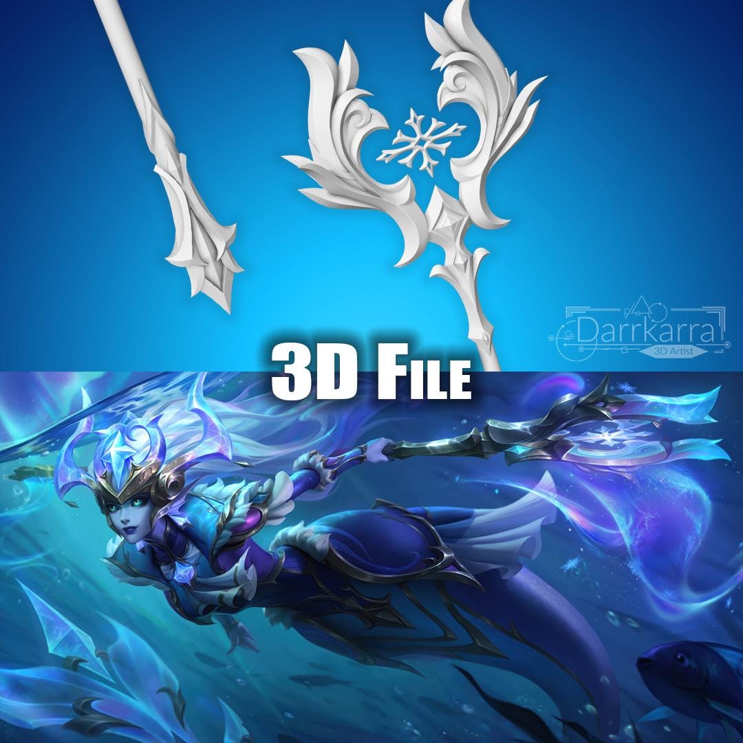 Nami Winterblessed League of Legends STL - Etsy