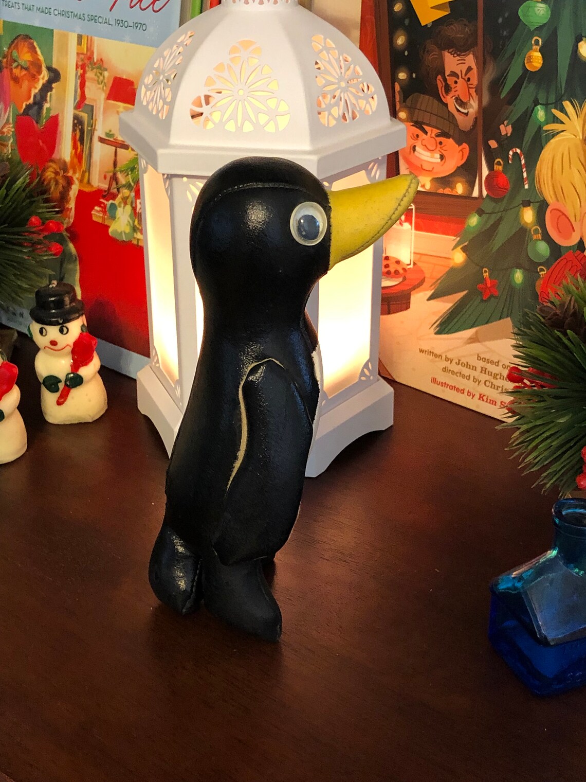 Vintage Leather Penguin Made in Japan Treasure Pet - Etsy