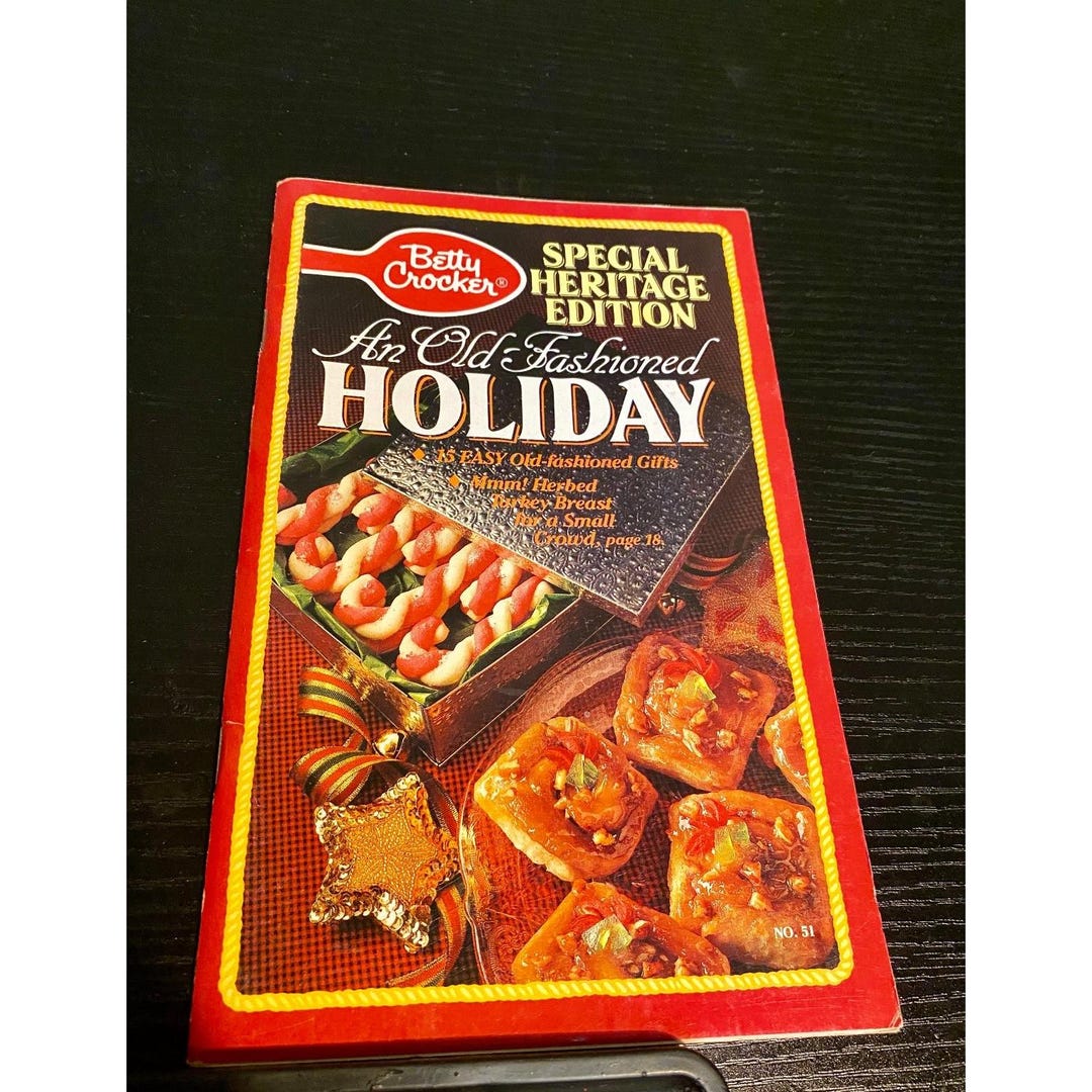 Betty Crocker Cookbook Booklet 1990 Special Heritage an Old-fashioned ...