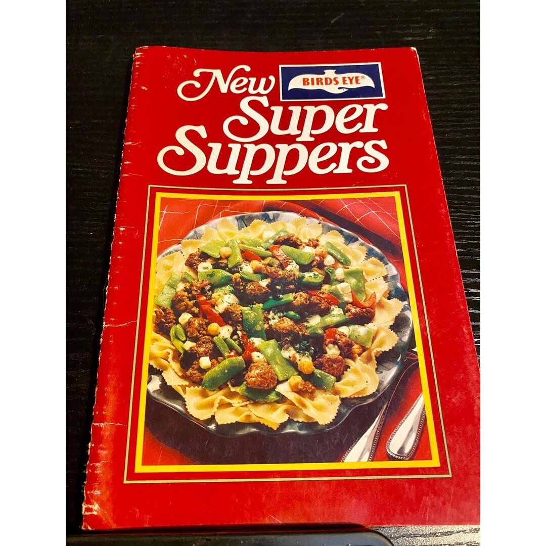 New Birds Eye Cookbook Booklet 1982 Spiral Binding General Foods Super ...