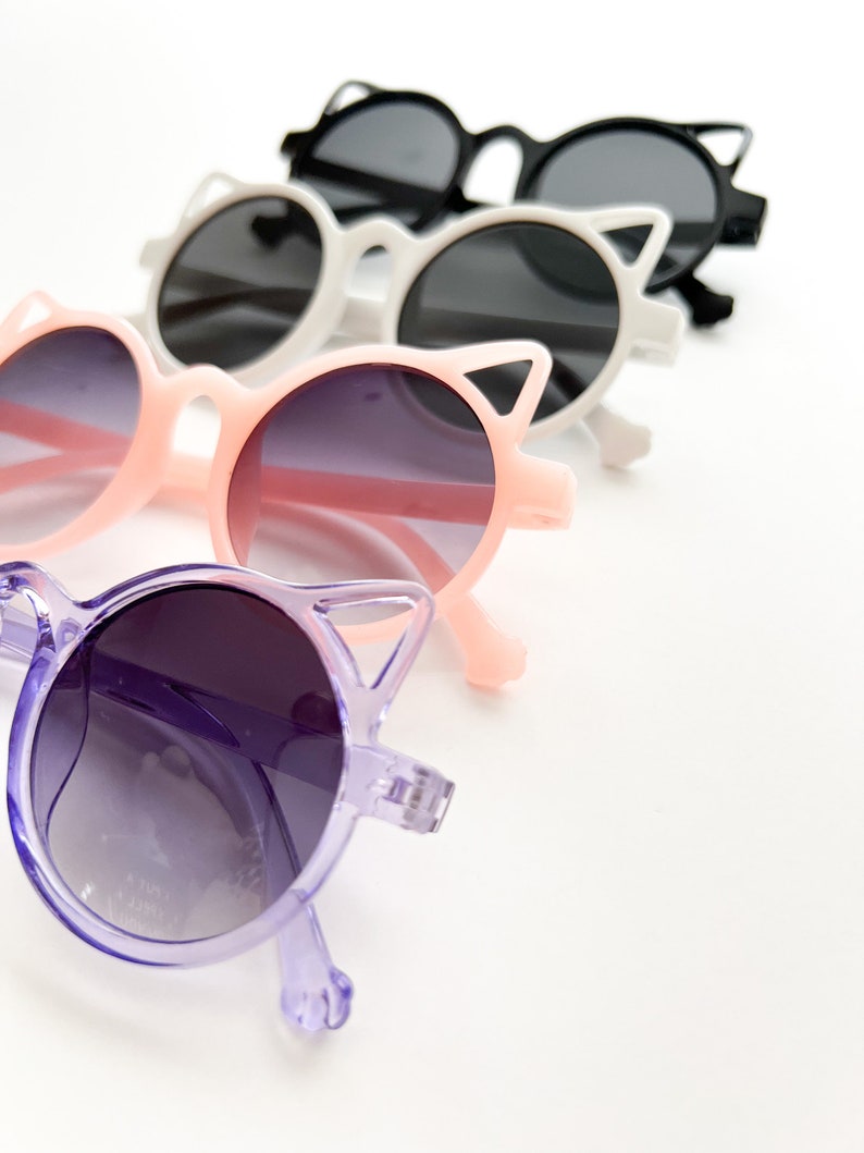 Kid Toddler Girl Cat Kitty Sunnies Sunglasses Toddler Kids - Etsy