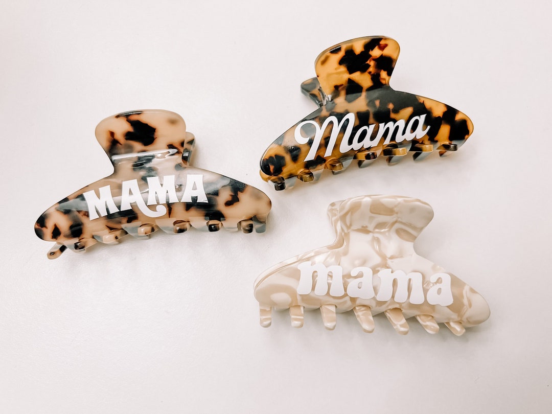 Mama Claw Clip | Mom Mommy Personalized Birth Labor Delivery ...