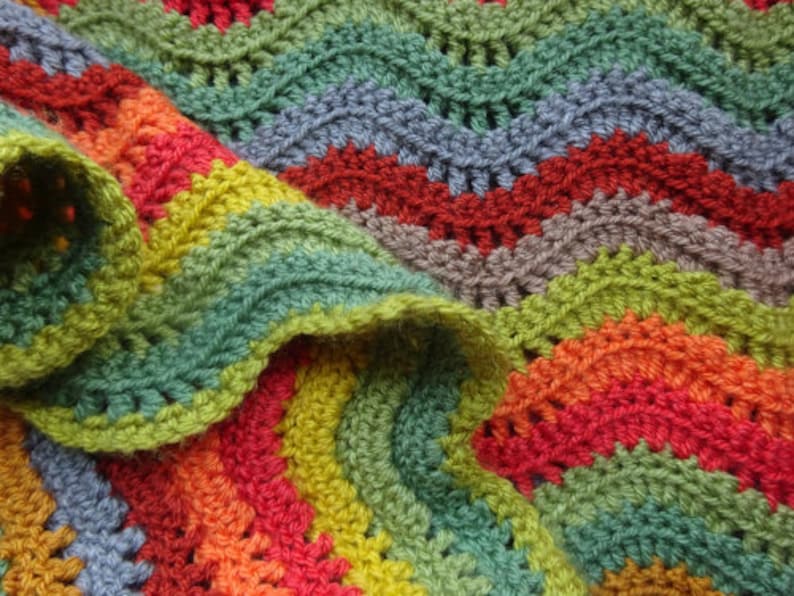 Attic 24 Woodland Ripple Crochet Blanket Yarn Kit Stylecraft Special DK ...