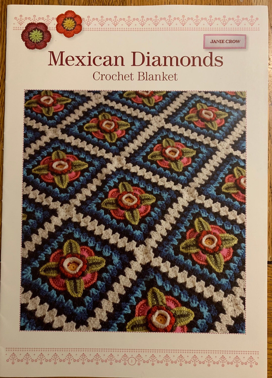 Mexican Diamonds Crochet Blanket Pattern by Janie Crow - Etsy