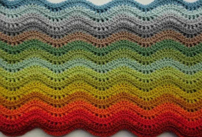 Attic 24 Woodland Ripple Crochet Blanket Yarn Kit Stylecraft - Etsy UK