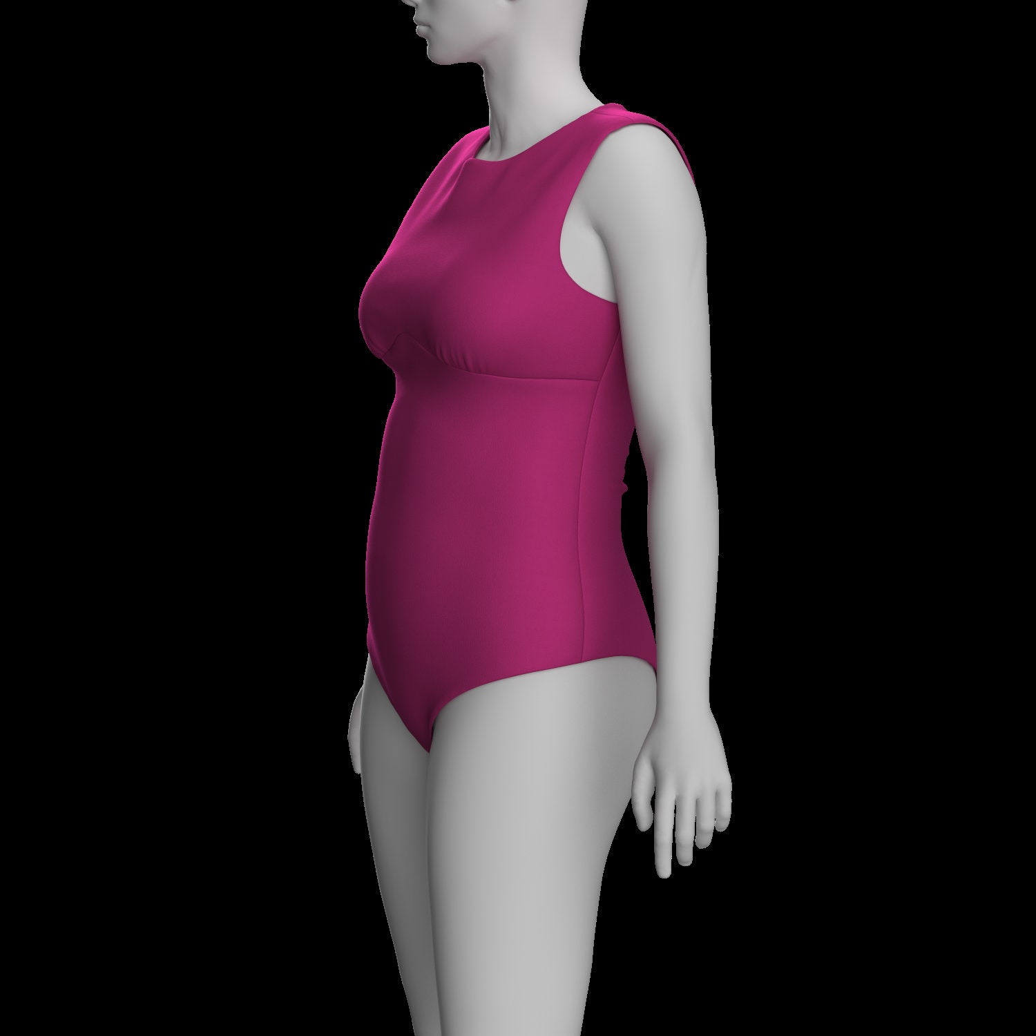 Digital Pdf Swimwear Sewing Pattern Modest With Zipper - Etsy UK