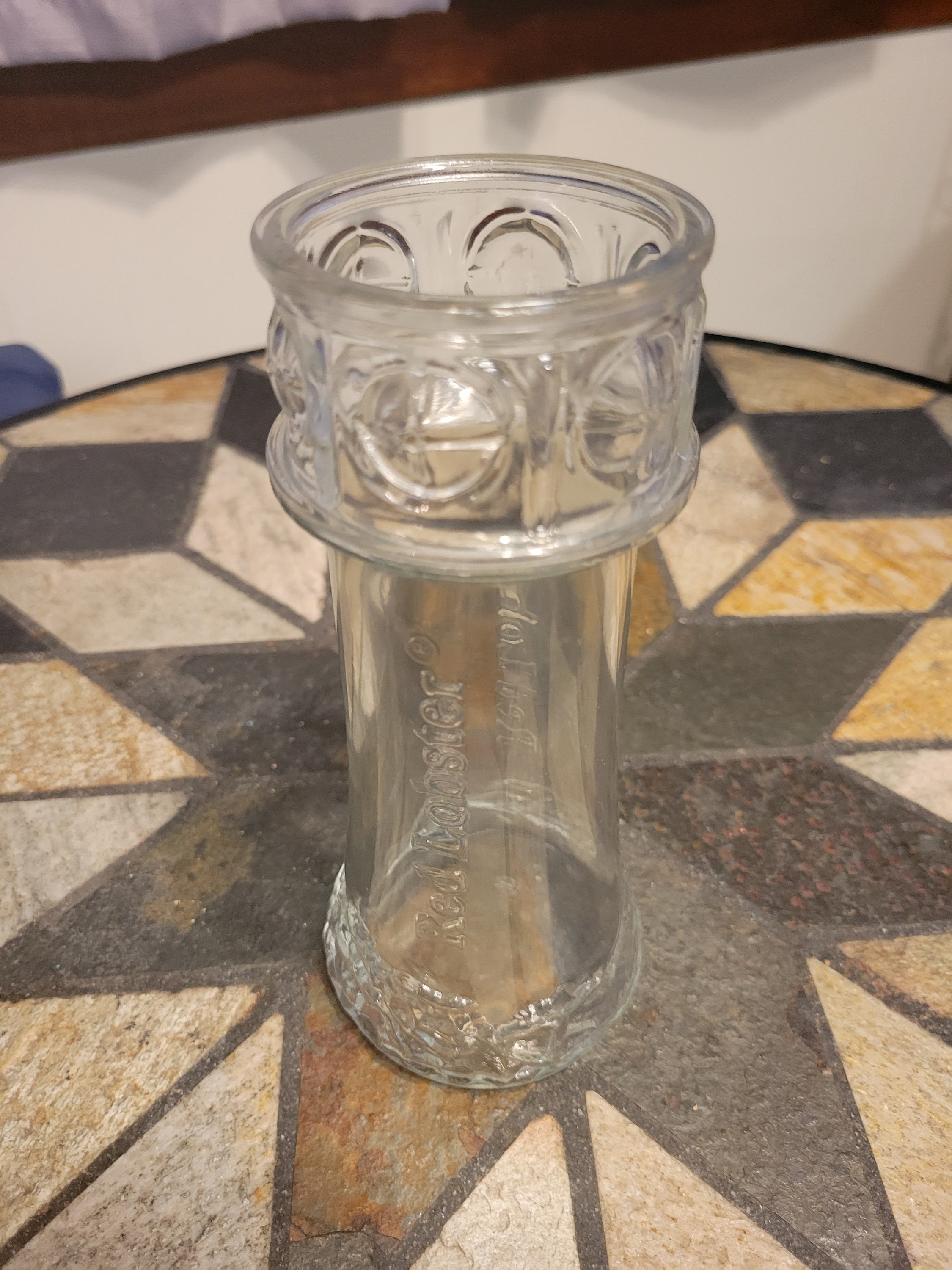 Red Lobster Lighthouse Glass With Embossed Logo - Etsy