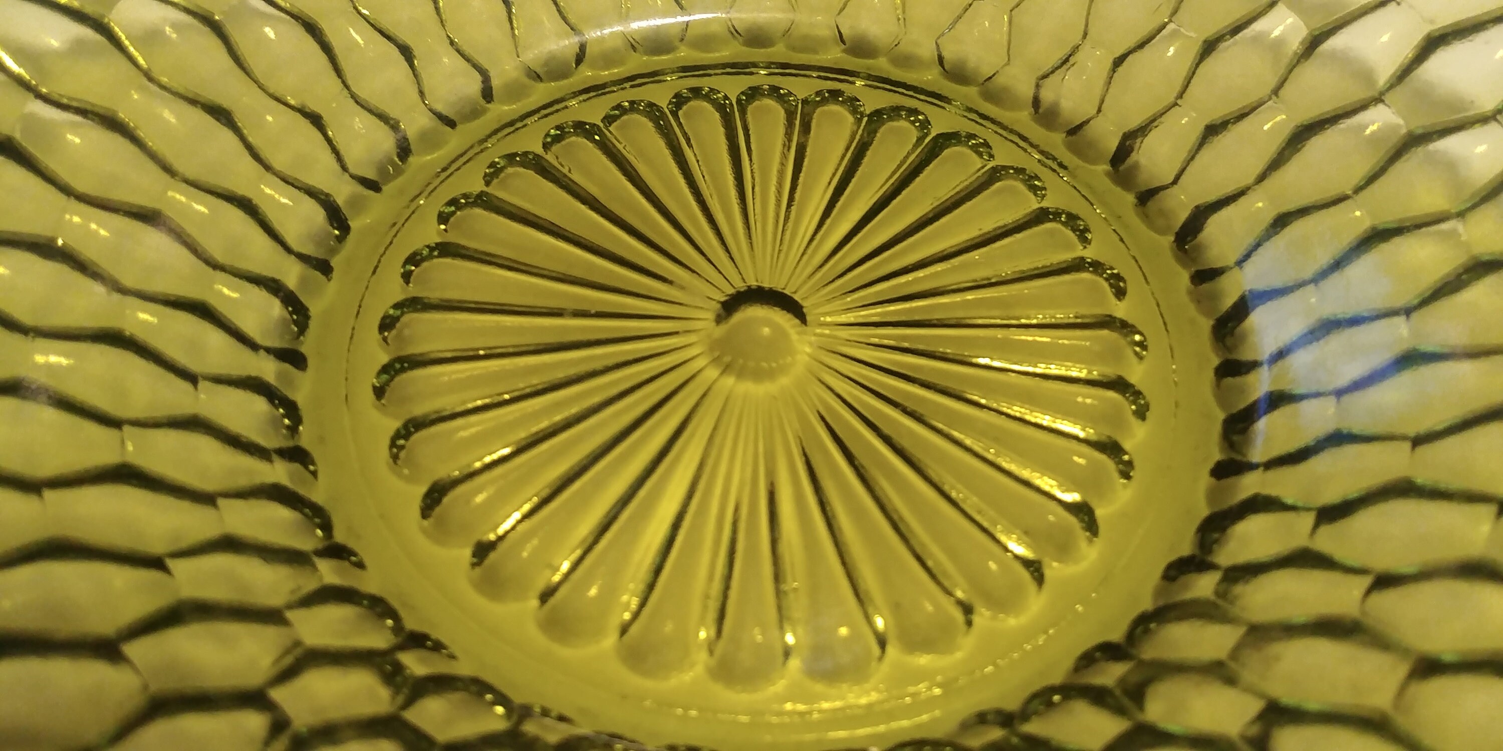 Vintage Green Depression Glass Dish With Handles - Etsy