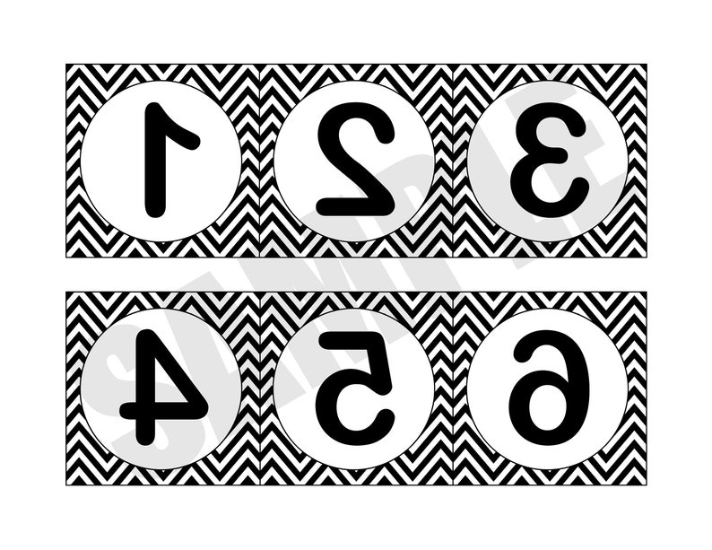 Instant Download Reverse Number Cards 1-100 for Online Live Sales ...