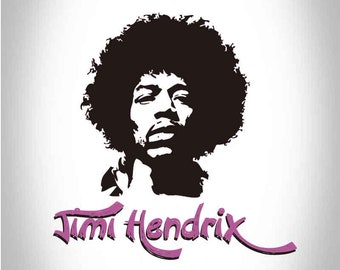 Jimi Hendrix Silhouette - Etsy