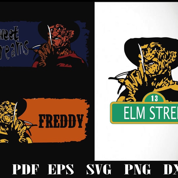 Freddy Krueger Vector - Etsy
