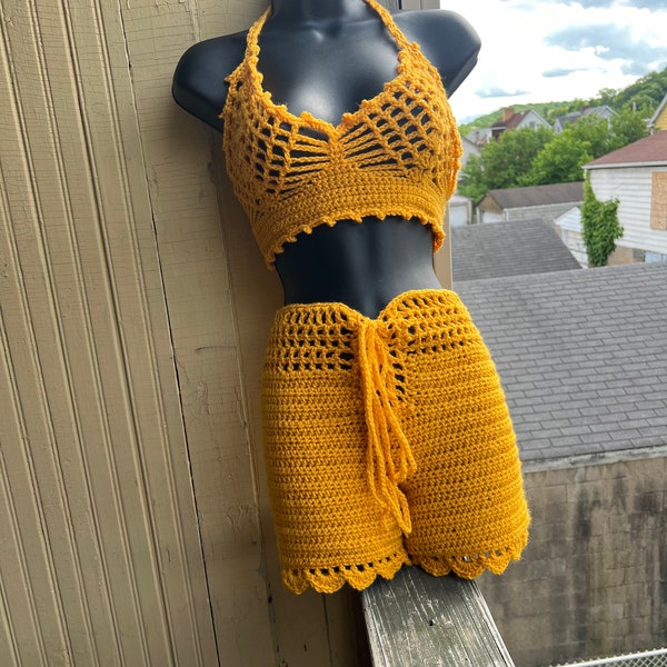 2 Piece Crochet Set - Etsy