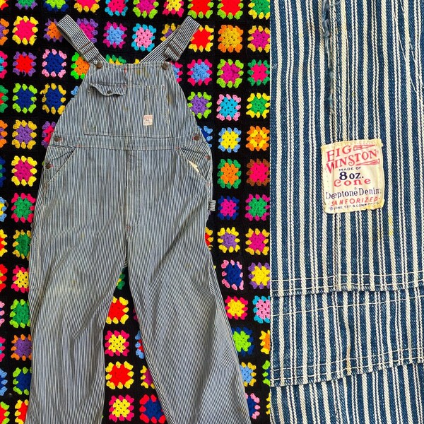 Striped Overalls - Etsy