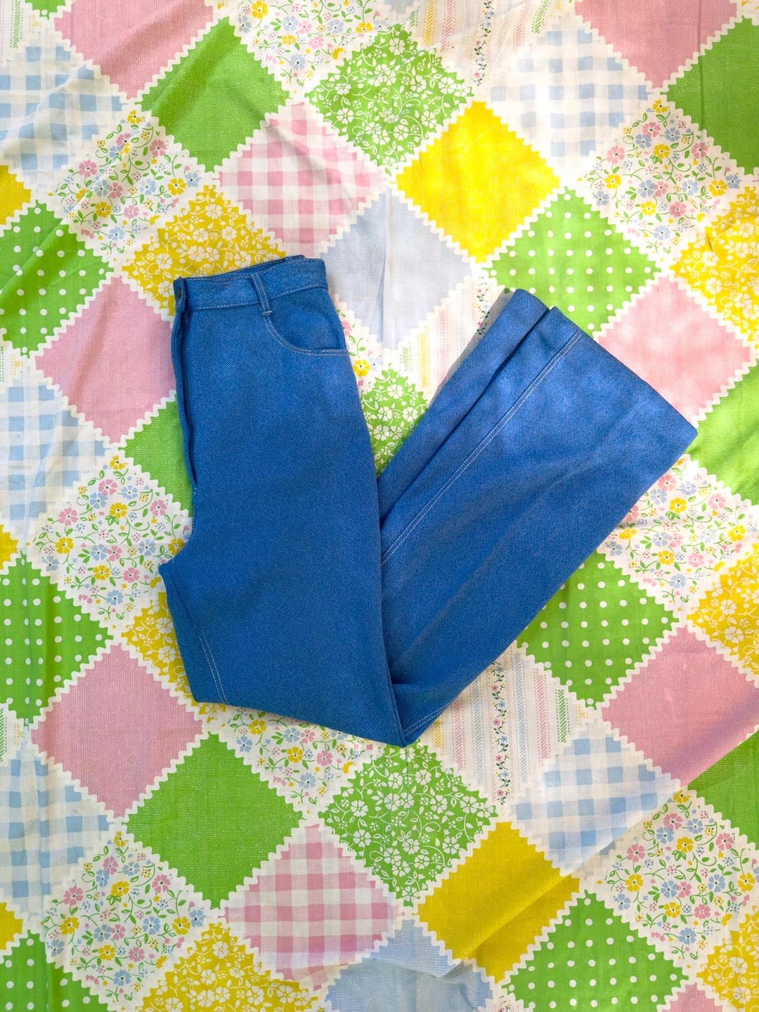 Vintage Sears High Waisted Polyester Pants Size 10 Tall 26" Waist - Etsy