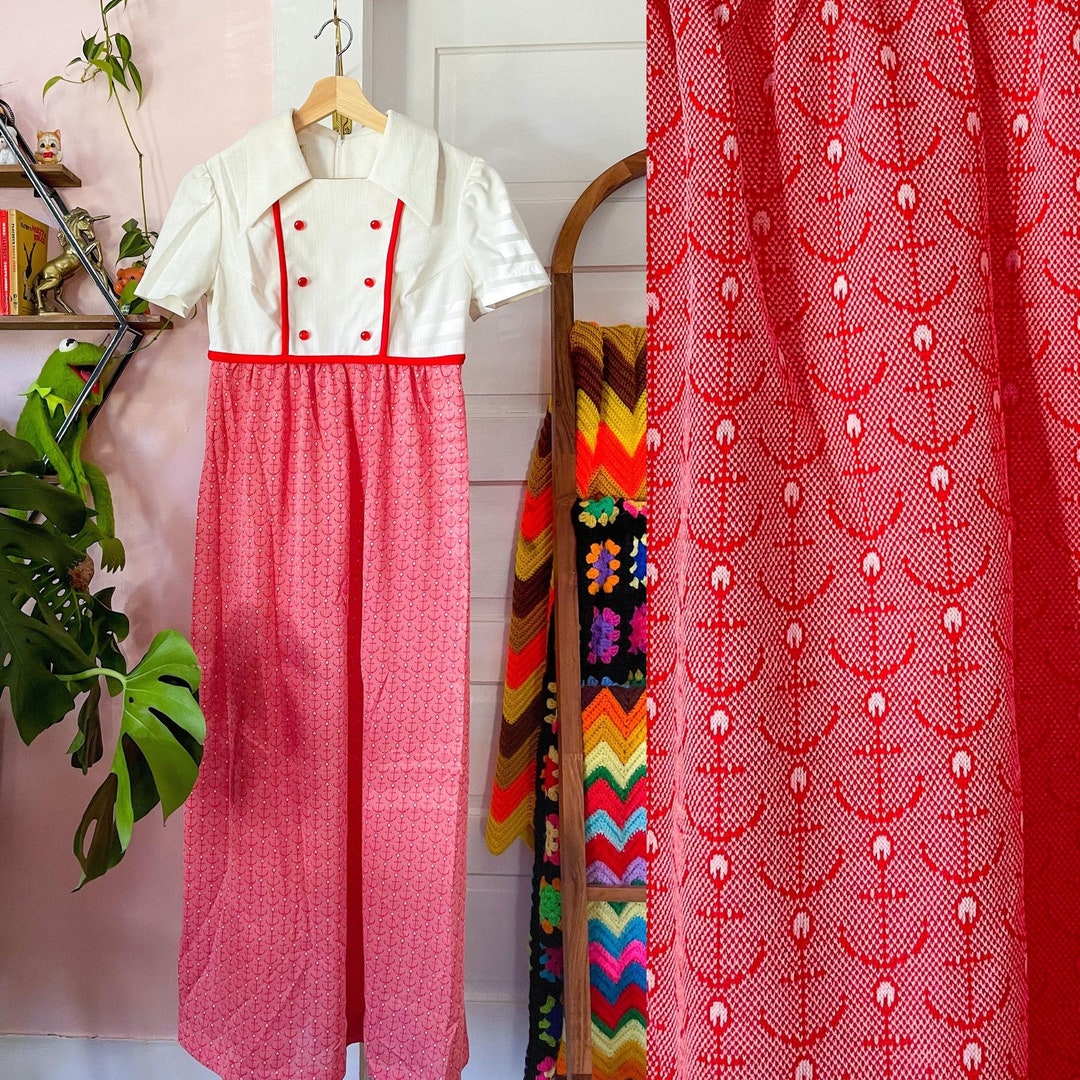 Vntg 60s 70s Custom Tailored Phil Jacobs Vintage Collared Nautical ...
