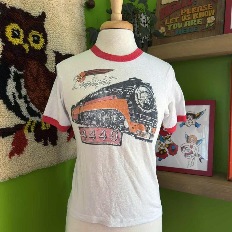 80s Ringer Tshirt - Etsy