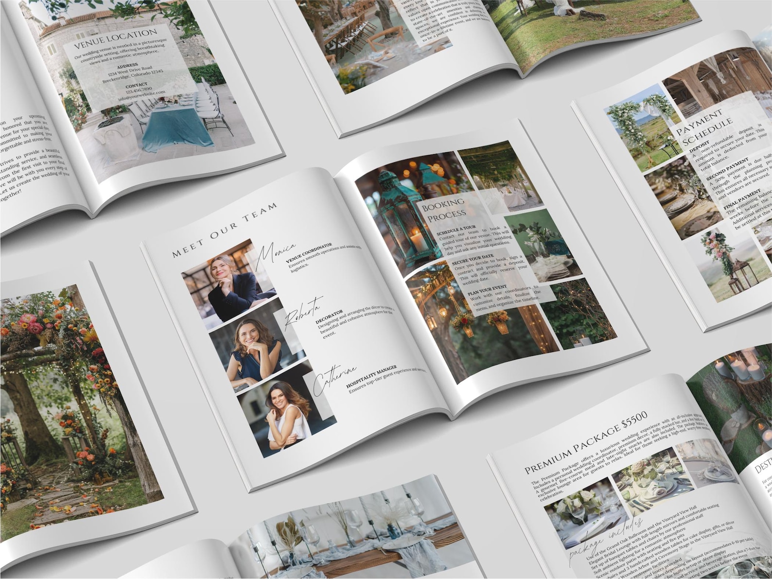 Wedding Venue Client Guide Template | Canva Template | DIY Venue Hire ...