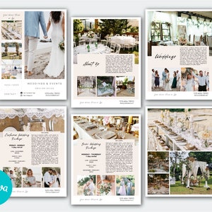 Wedding Venue Pricing Template, Wedding Pricing Packages, Venue Price ...