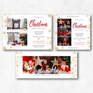 Christmas Mini Session Marketing Bundle Holiday Mini Sessions Christmas ...