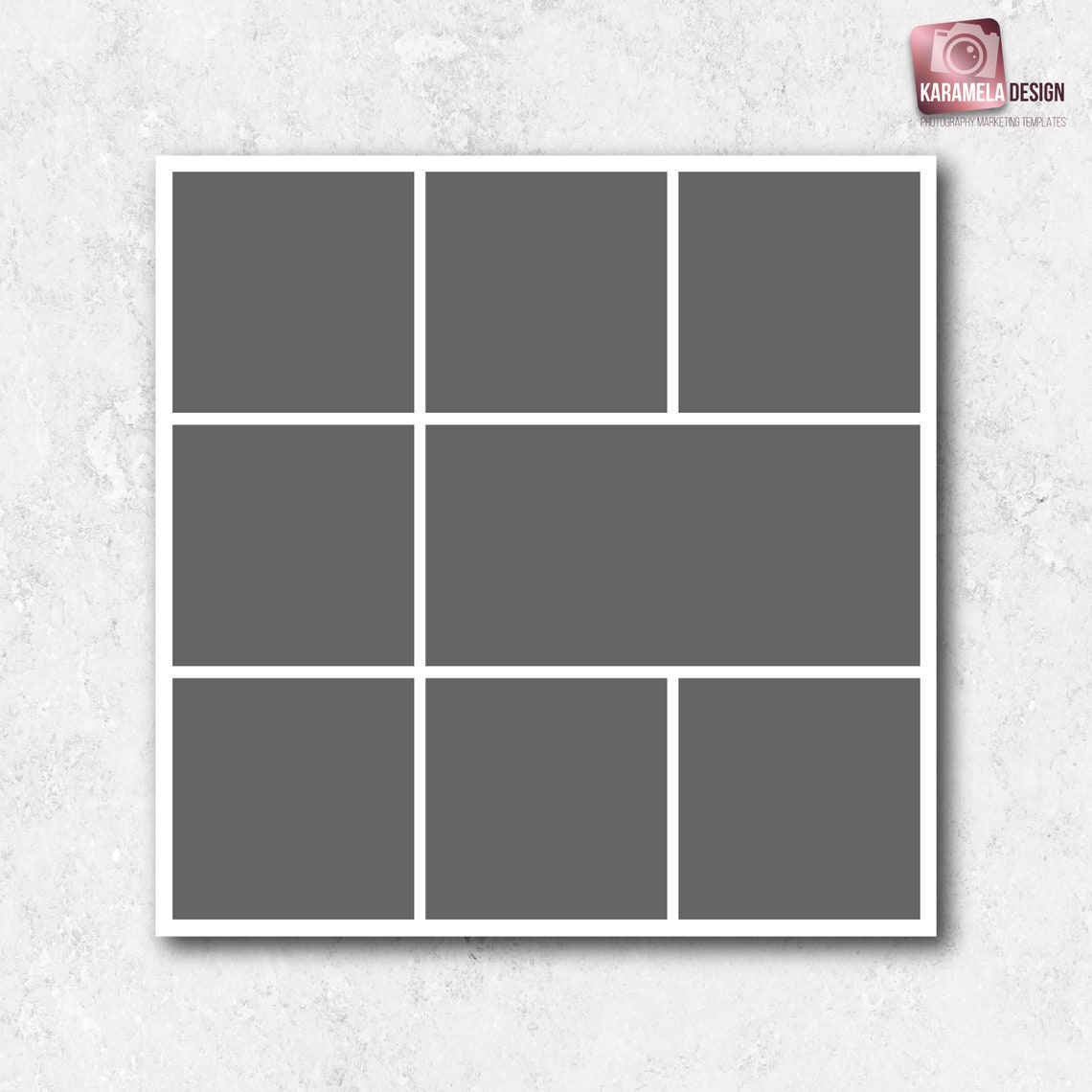 12x12 Photo Template Pack Photoshop Templates Photo Collage | Etsy