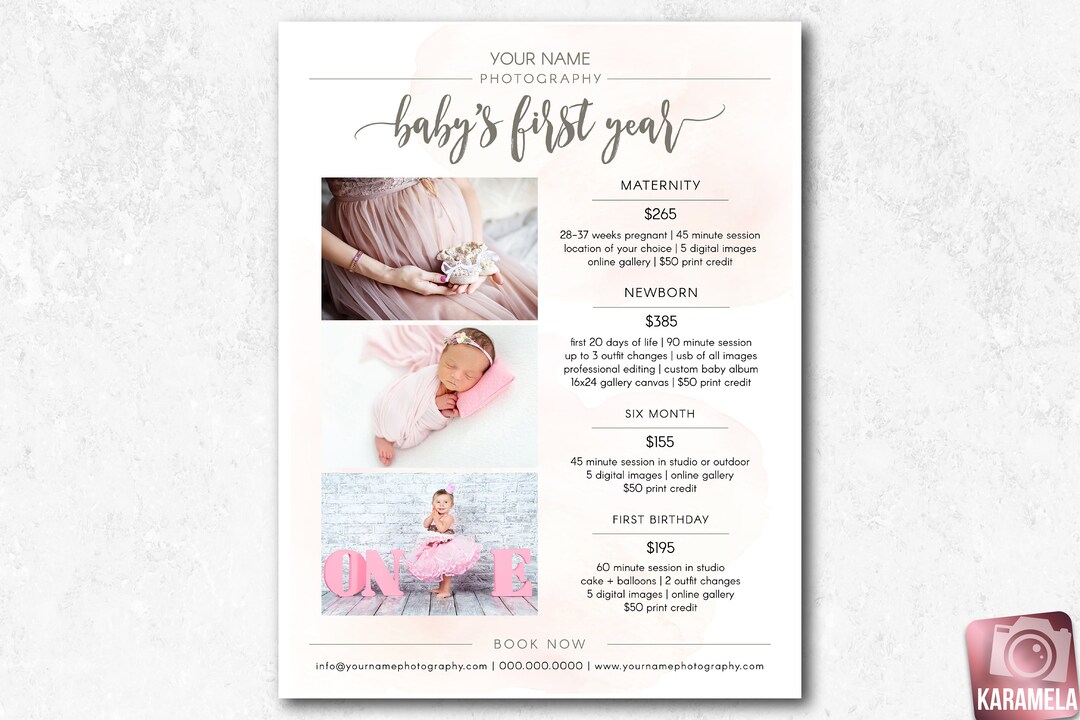 Baby's First Year Package, Newborn Photography Packages, Photography ...