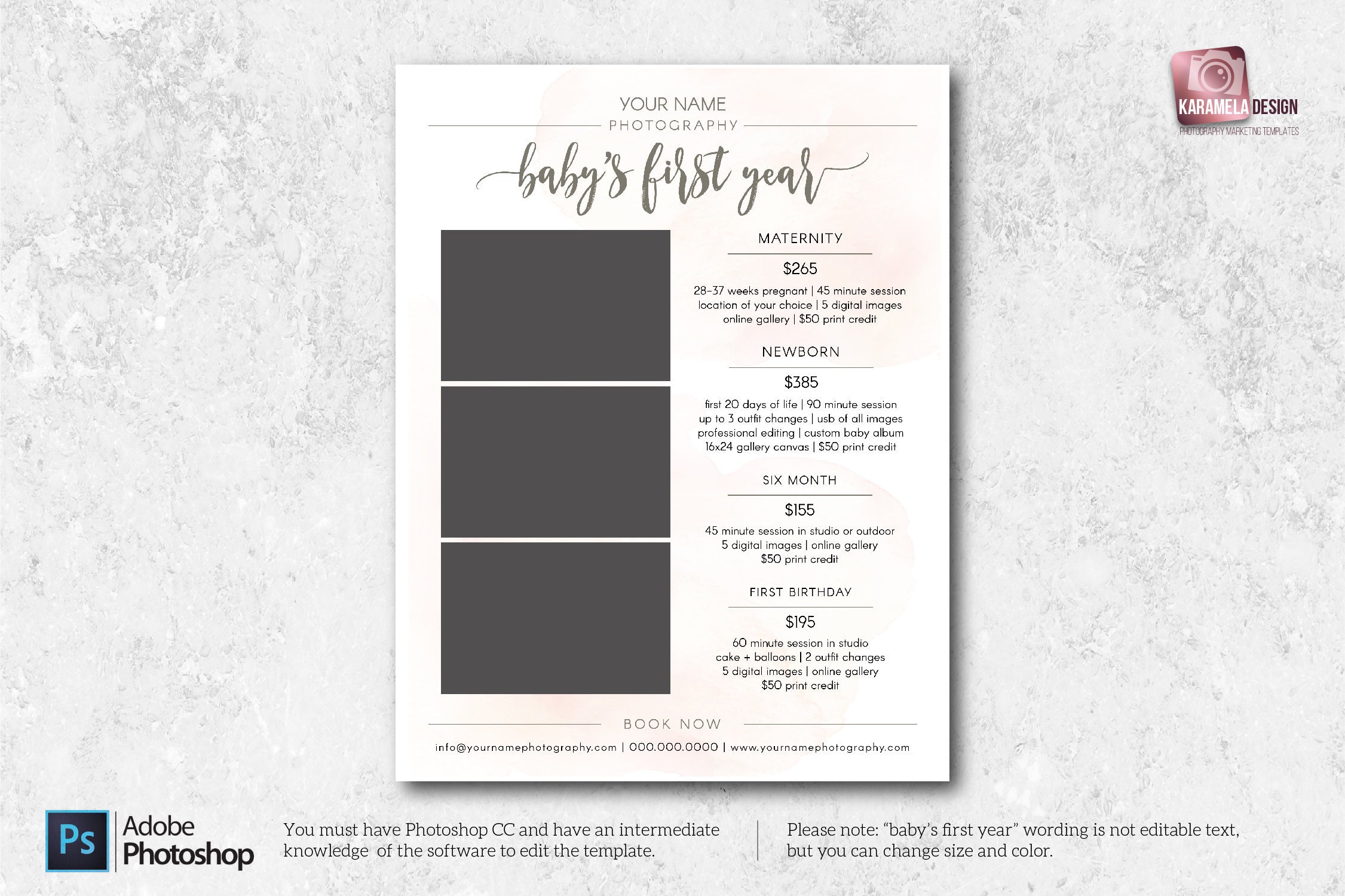 Baby's First Year Package Newborn Photography Packages - Etsy