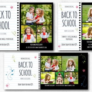 Back to School Mini Session Marketing Bundle Back to School Mini ...