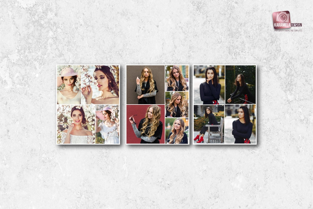 16x20 Photo Collage Template Photoshop Template for Photographers - Etsy