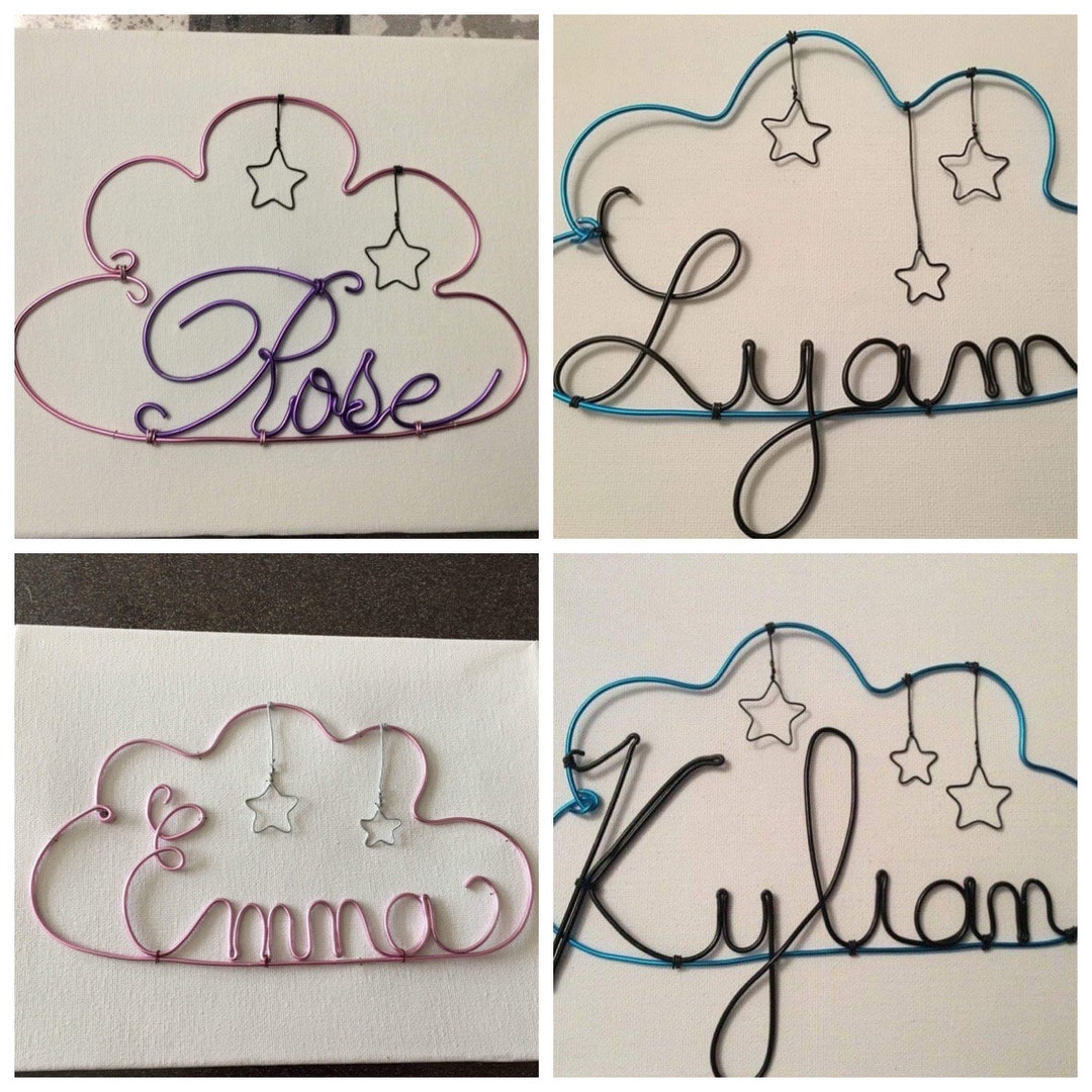 Cadre prénom personnalisable emma enzo sacha ... - Etsy France