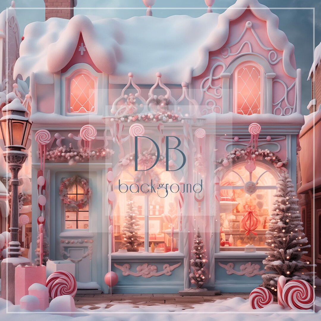 Candy Storefront Digital Background | Candy Store Digital Background ...