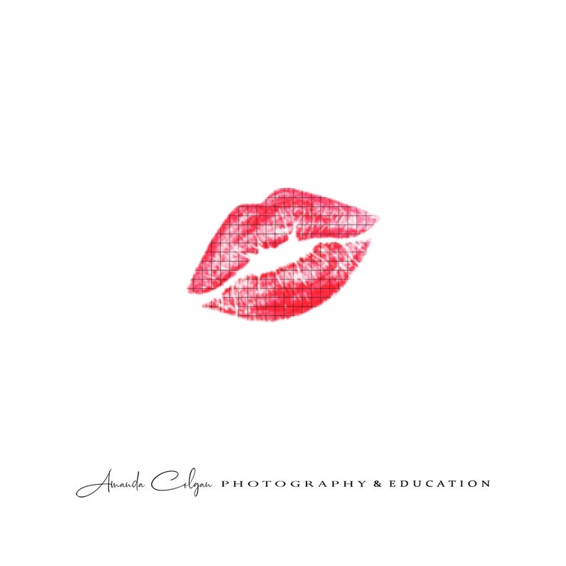 Lipstick Kiss Overlay | PNG Overlay | Valentine's Day Overlay ...