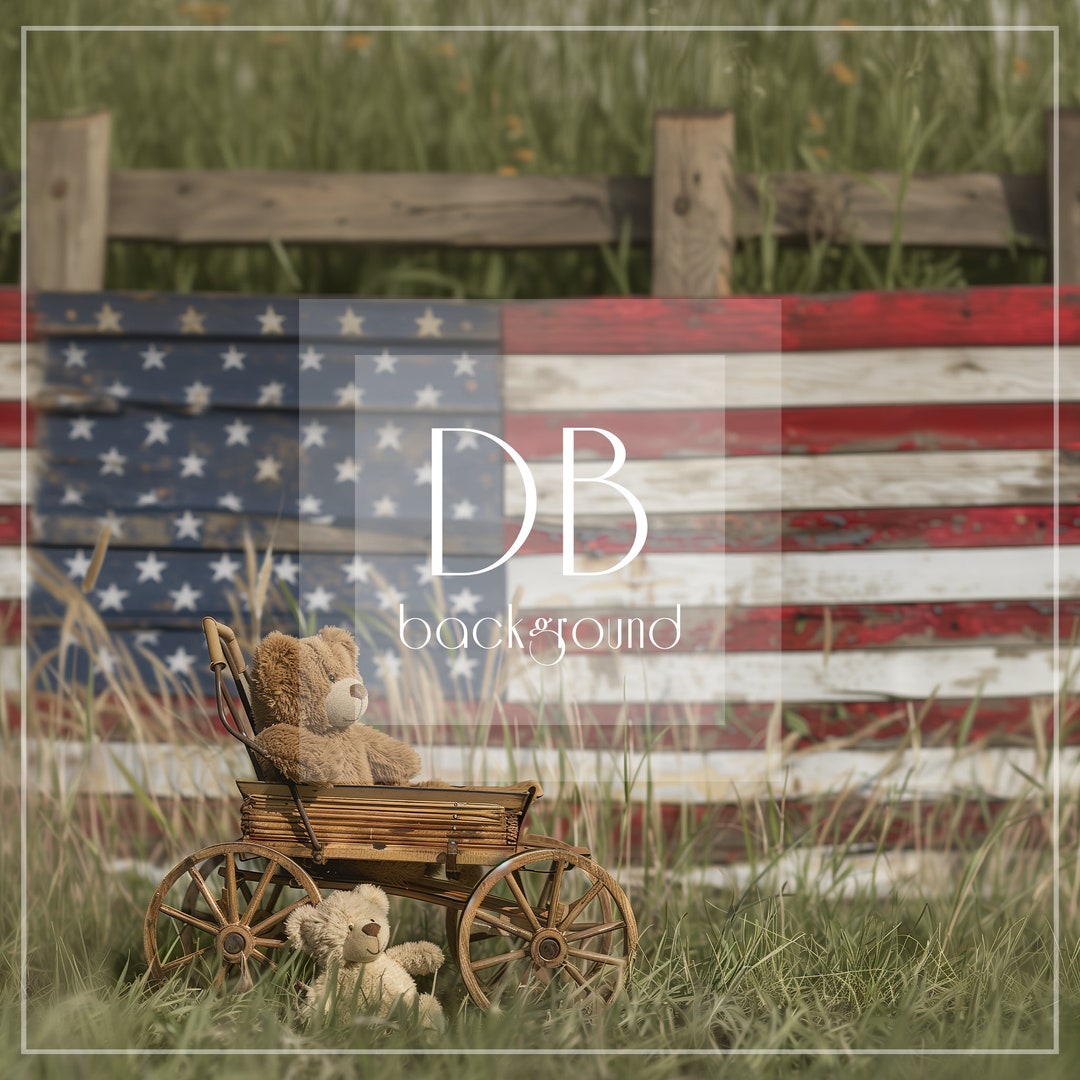 Summer Digital Background | Patriotic Digital Background | 4th of July ...