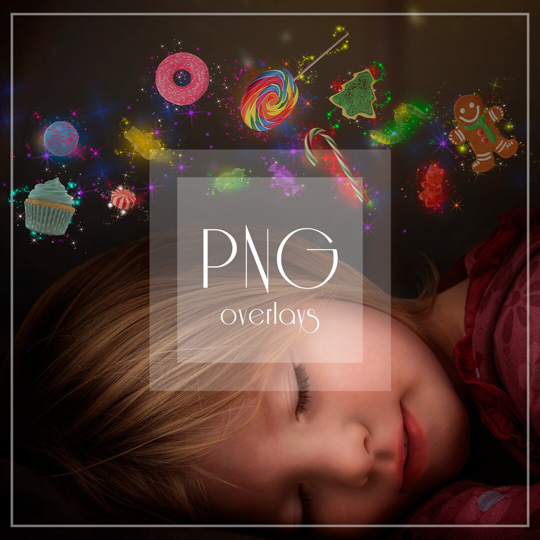 Visions of Sugar Plums Overlay | Candy Overlay | Christmas Overlay ...