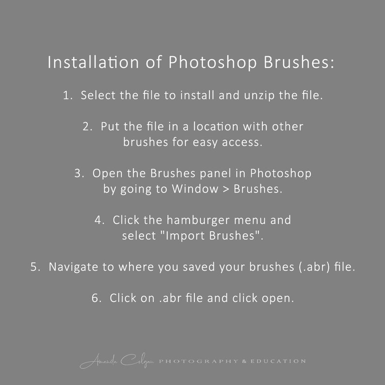 Hair Brush Set | Photoshop Brush Set - Etsy