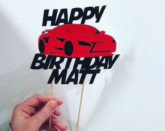 Porsche Cake Toppers | Etsy