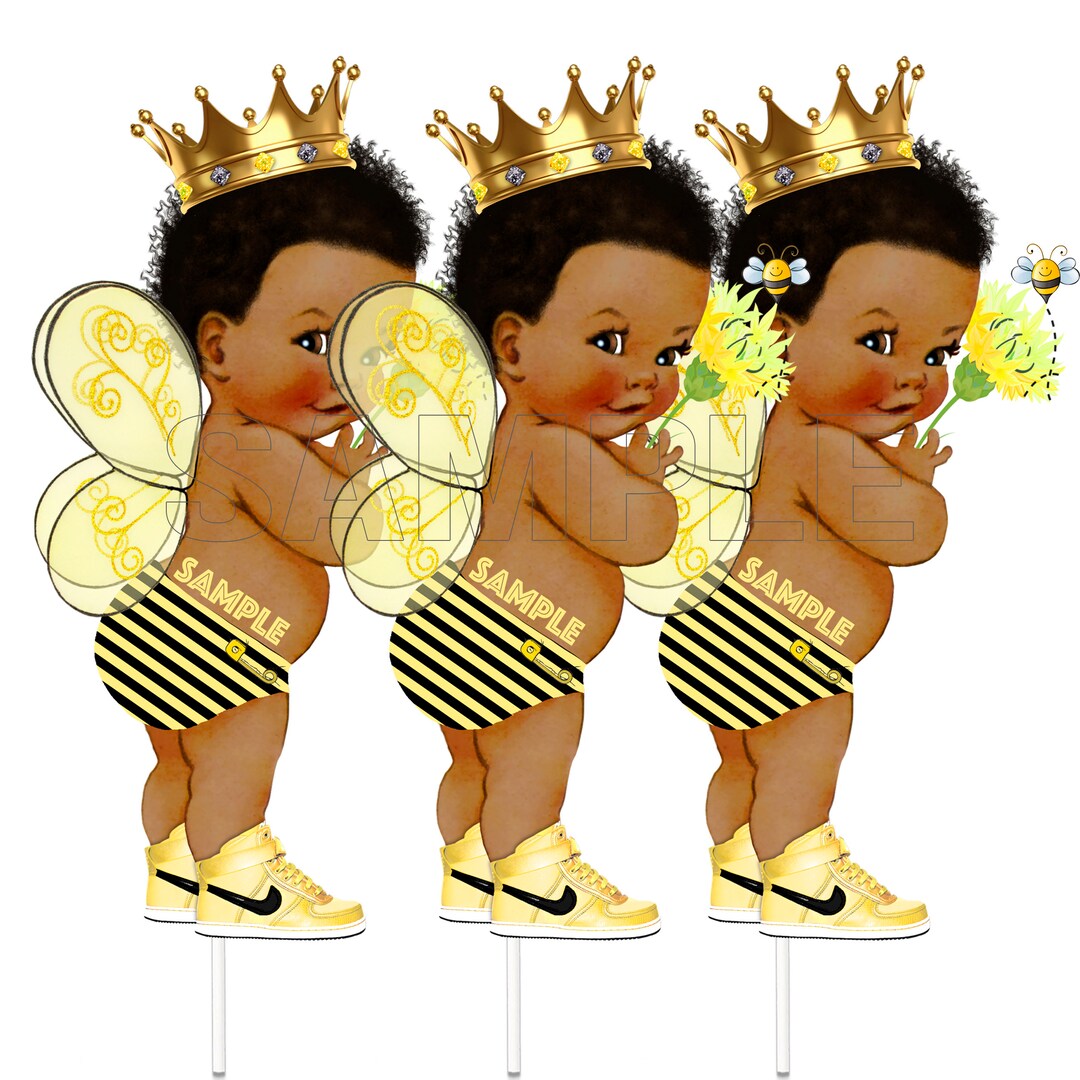 Bee Boy Centerpieces Baby African American Birthday Baby Shower Table ...