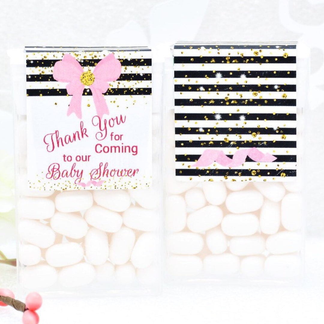 Baby Shower Tic Tac Labels, Girl Baby Shower Tic Tac Labels, Tic Tac ...