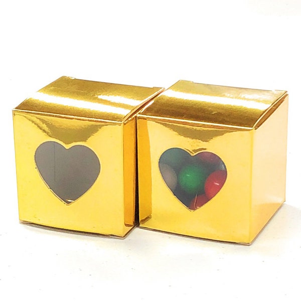 Gold Favor Box - Etsy