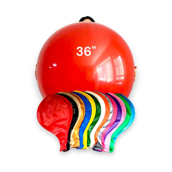 Big Round Balloons - Etsy