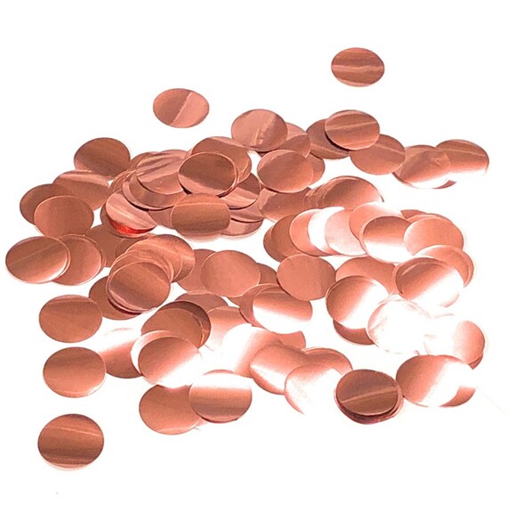 Rose Gold Confetti Table Decor for Birthday Wedding Bridal - Etsy