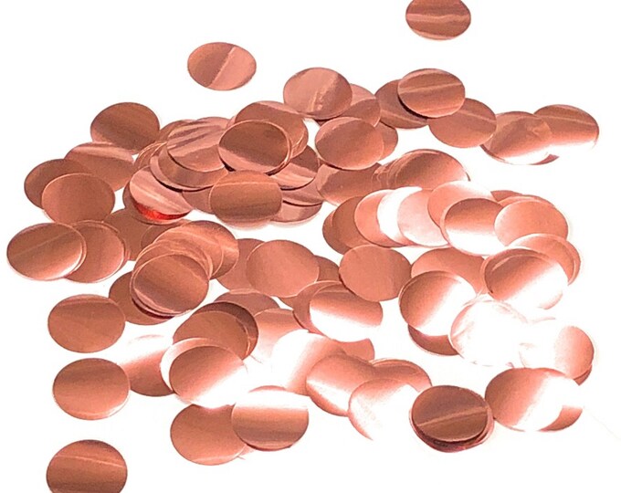 Rose Gold Confetti Table Decor for Birthday Wedding Bridal | Etsy