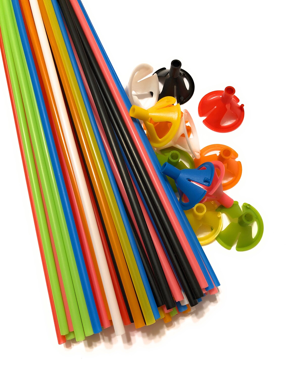 40 Balloon Holder Sticks Plastic Balloon Sticks and Cups - Etsy
