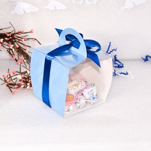 Blue Single Cupcake Boxes Party Favor Gift Box Set of 12 - Etsy