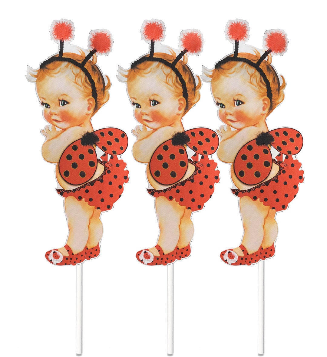 Ladybug Table Centerpieces Baby Shower Birthday Table Decor - Etsy