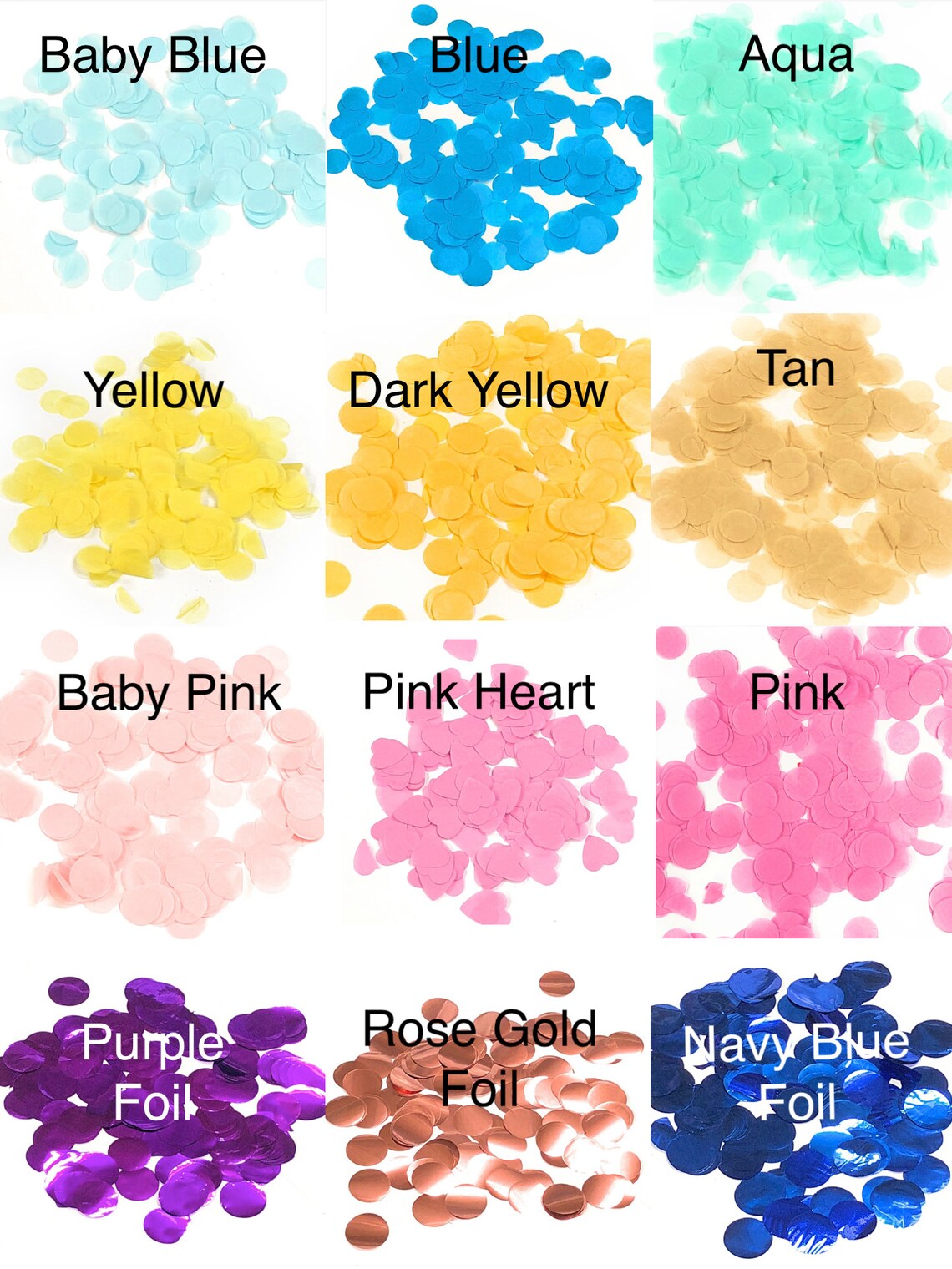 Baby Blue Confetti Table Decor Birthday Confetti Bridal Shower | Etsy