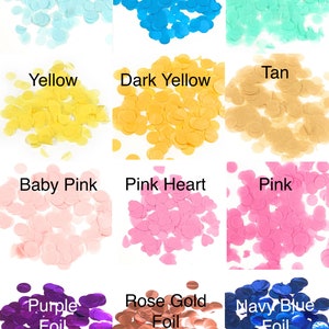 Baby Blue Confetti Table Decor Birthday Confetti Bridal Shower - Etsy