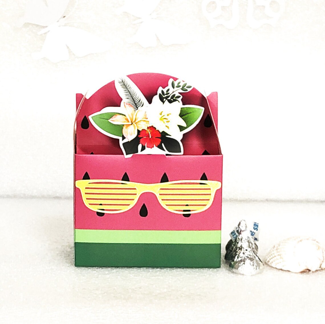 12 Tropical Watermelon Birthday Favor Gift Boxes - Etsy