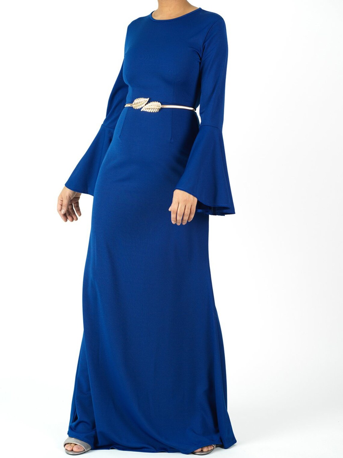 Modest Bell Sleeve Pencil Dress - Etsy