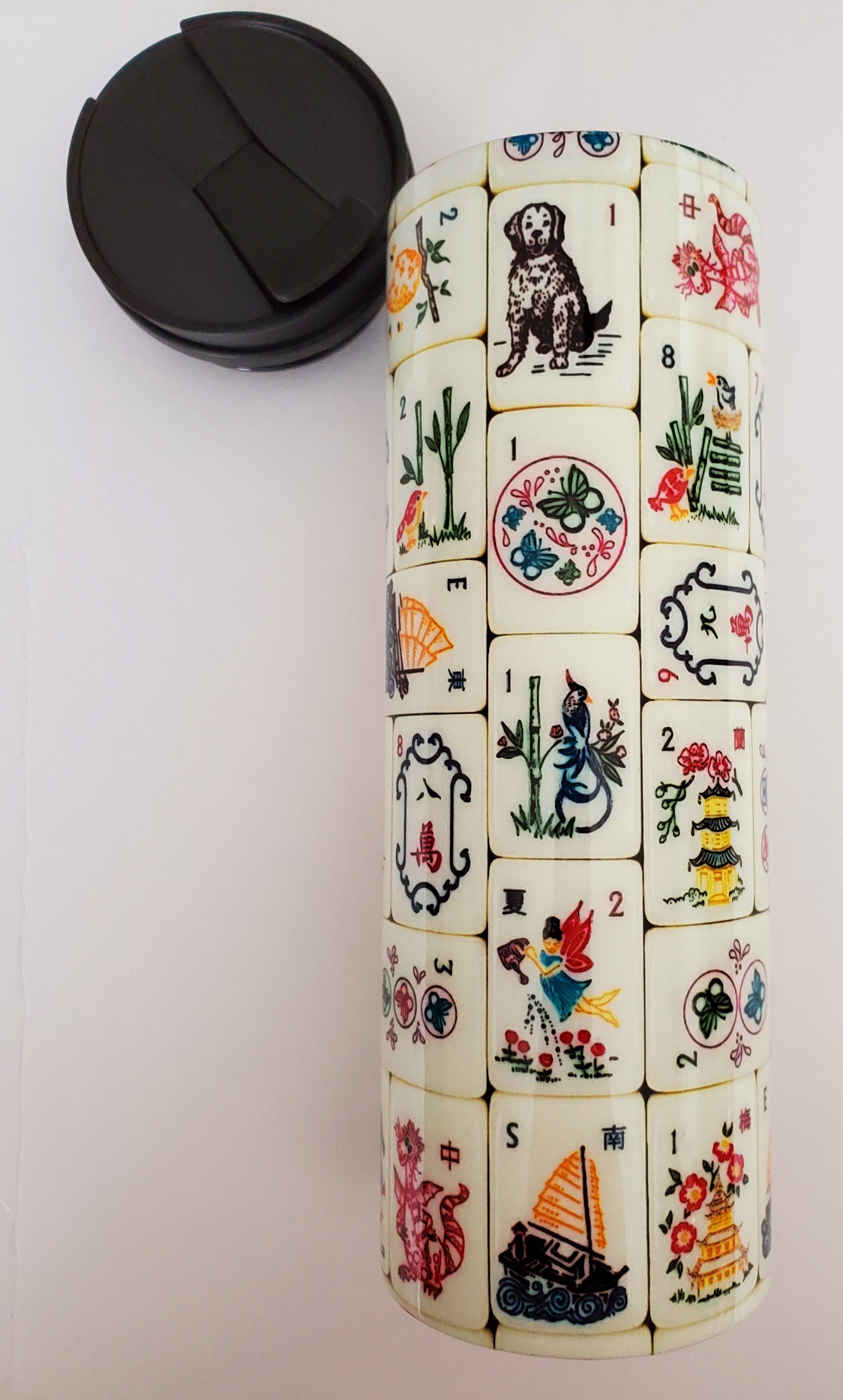 Mother Nature Mahjong Thermal Tumbler 16 Oz. | Etsy